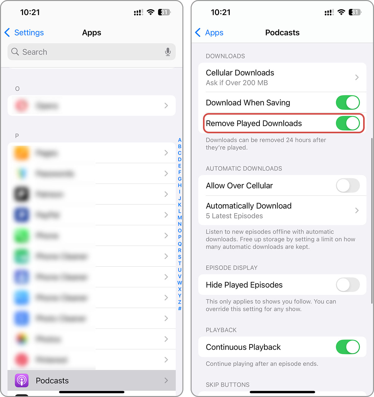 How to Clear Podcast Cache iPhone - The Investor's Podcast Network