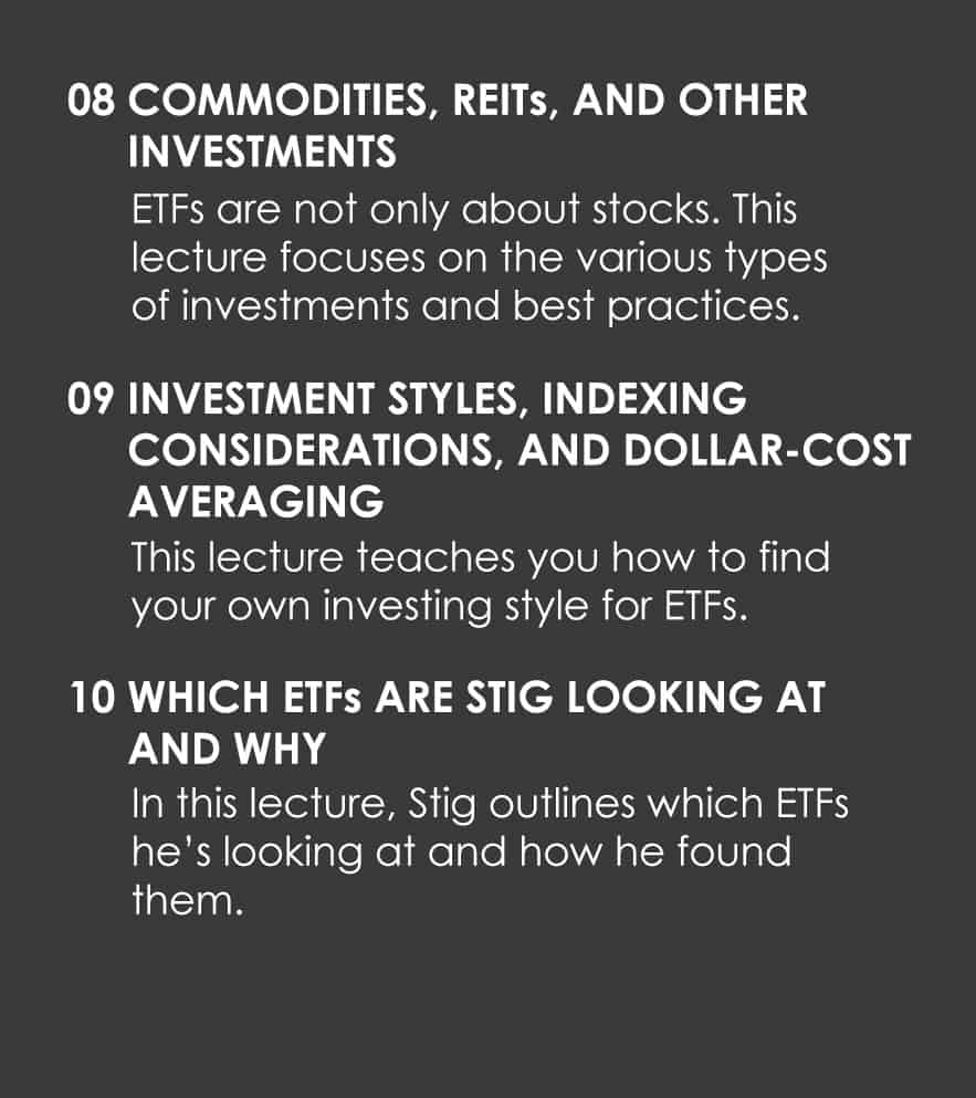 How to Invest in ETFs Video Course - The Investor's Podcast Network